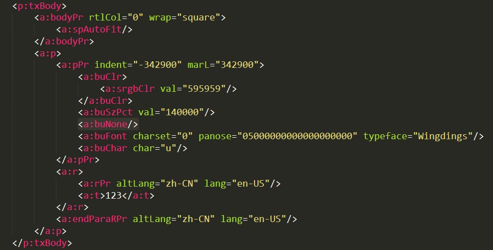 dotnet 使用 OpenXML SDK 解析 Office 的项目符号 buNone 含义