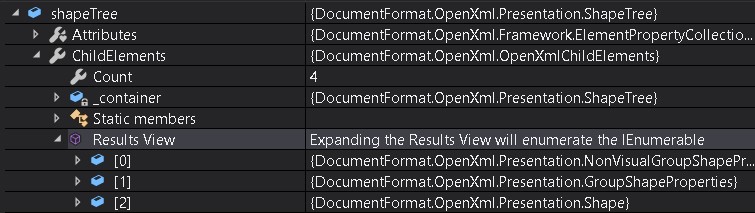 dotnet OpenXML 解析 PPT 页面元素文档格式