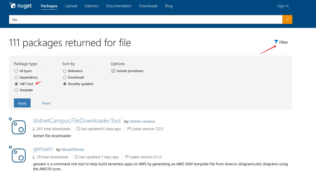 dotnet 在 NuGet 上搜寻好用的 dotnet tool 工具