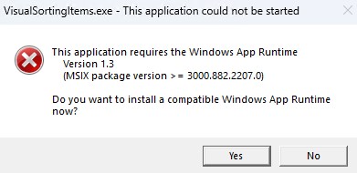Fixing Missing Windows App Runtime Environment Prompt for Unpackaged WinUI 3 Applications ...